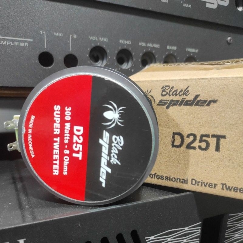 Jual Driver Tweeter Blackspider D25T 300w Tweeter BS 300 watt Original ...
