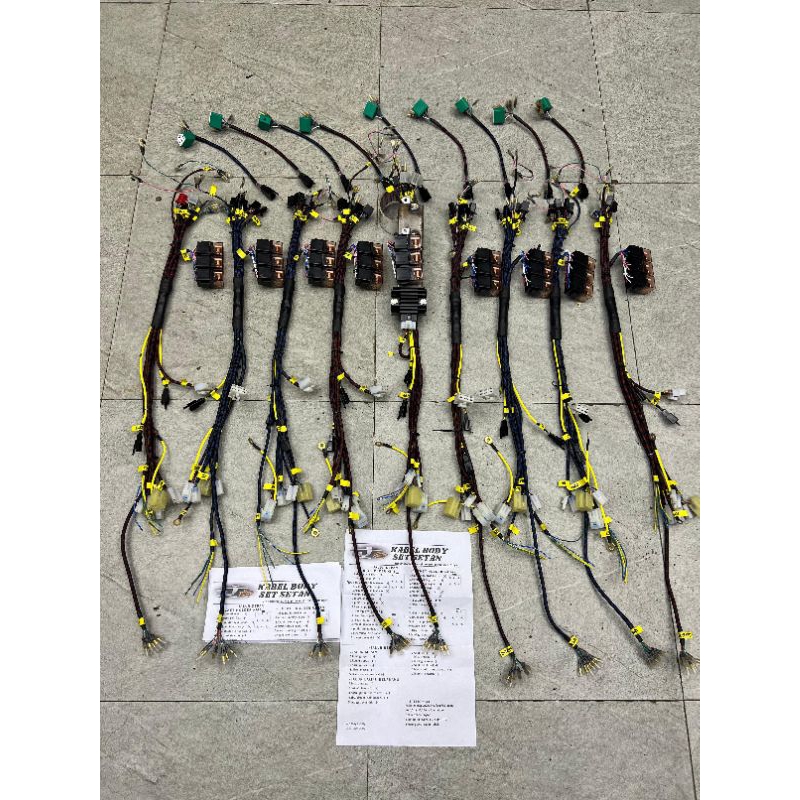 Jual KABEL BODY SET SETAN CB GL100 ARUS DC FULL WAVE PNP DAYMAKER DAN ...