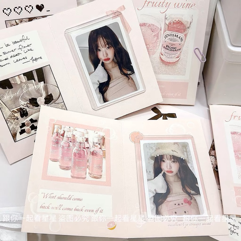 Jual Fresh Pink Coquette Bow Greeting Folding Mail Card Alas Packing ...