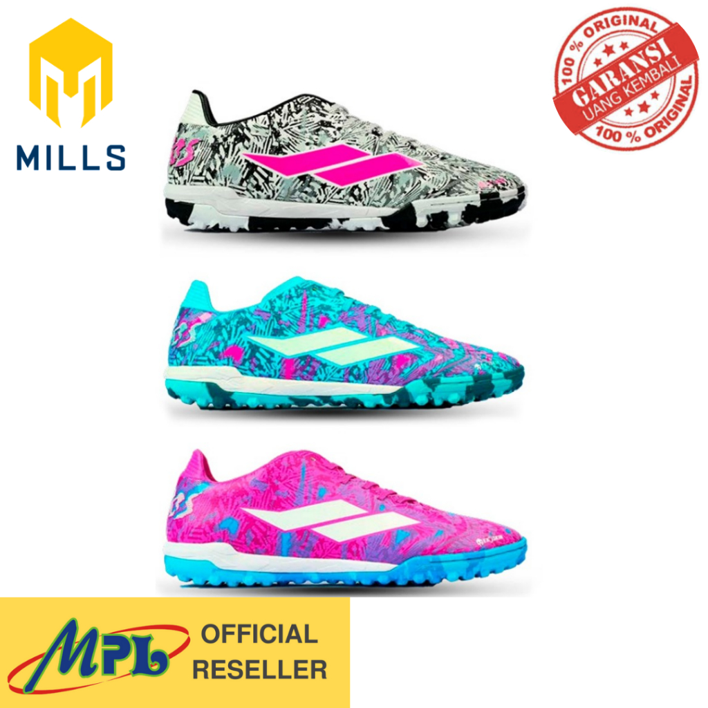 Jual SEPATU FUTSAL MILLS TROYA CHAOS TURF | Shopee Indonesia
