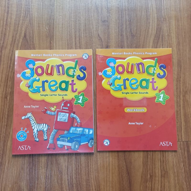 Jual Buku pelajaran Sounds Great 1 student books and workbook 1set ...