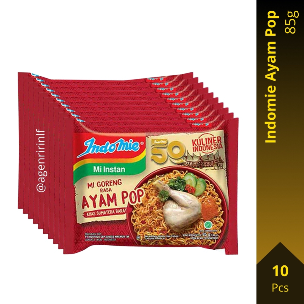 Jual 10 Pcs - Indomie Goreng All Variants Rasa Mi Goreng Rendang Ayam ...