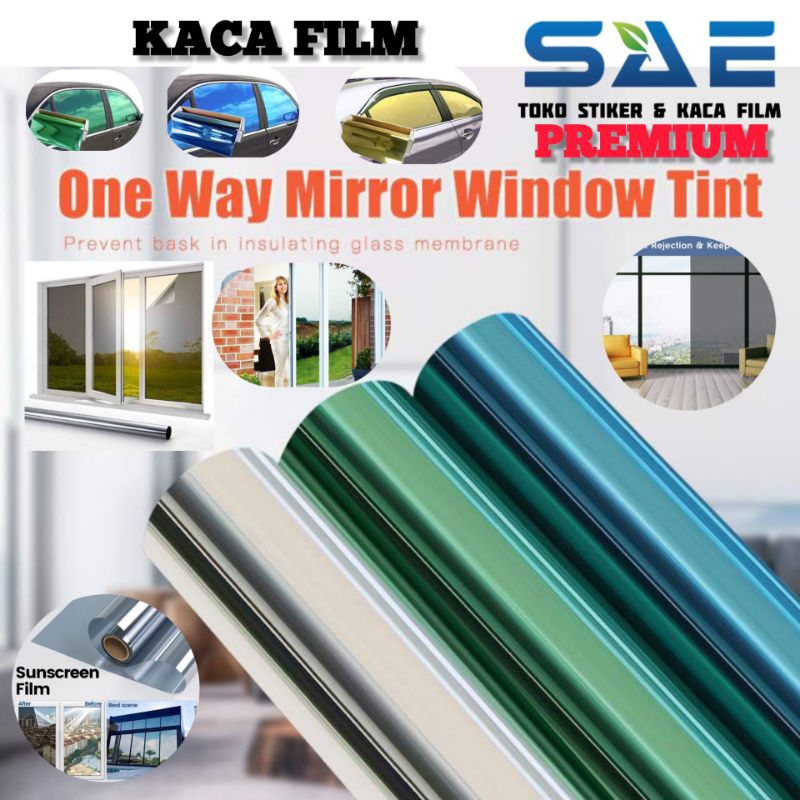 Jual Sticker Kaca Peredam Panas Matahari Kaca Film One Way Cermin ...
