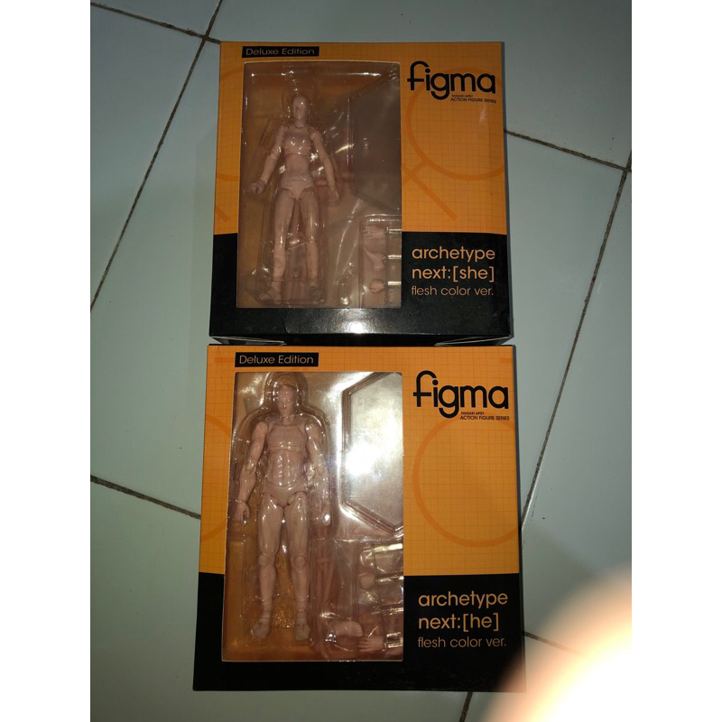 Jual 2 Figure Set Flesh Color Figma Archetype Next: HE & SHE | Shopee ...