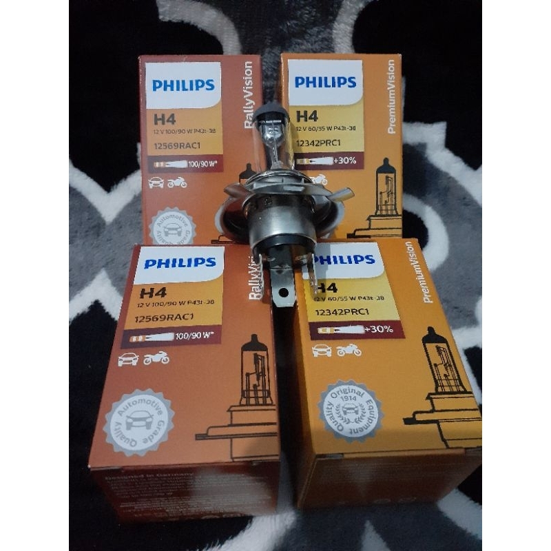 Jual dop bohlamp h4 12v 60/55w n dop h4 12v 100/90w philips | Shopee Indonesia