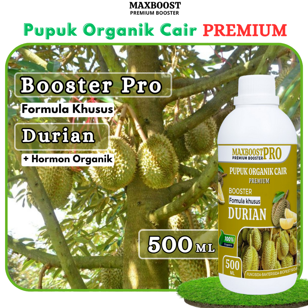 Jual MAXBOOST - PUPUK ORGANIK CAIR TANAMAN DURIAN 500ML | POC KOMPOS ...