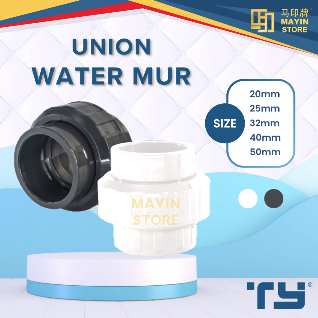 Jual TY K23 Union Water Mur Watermur Pipe Pipa U-PVC Filter Filtrasi ...