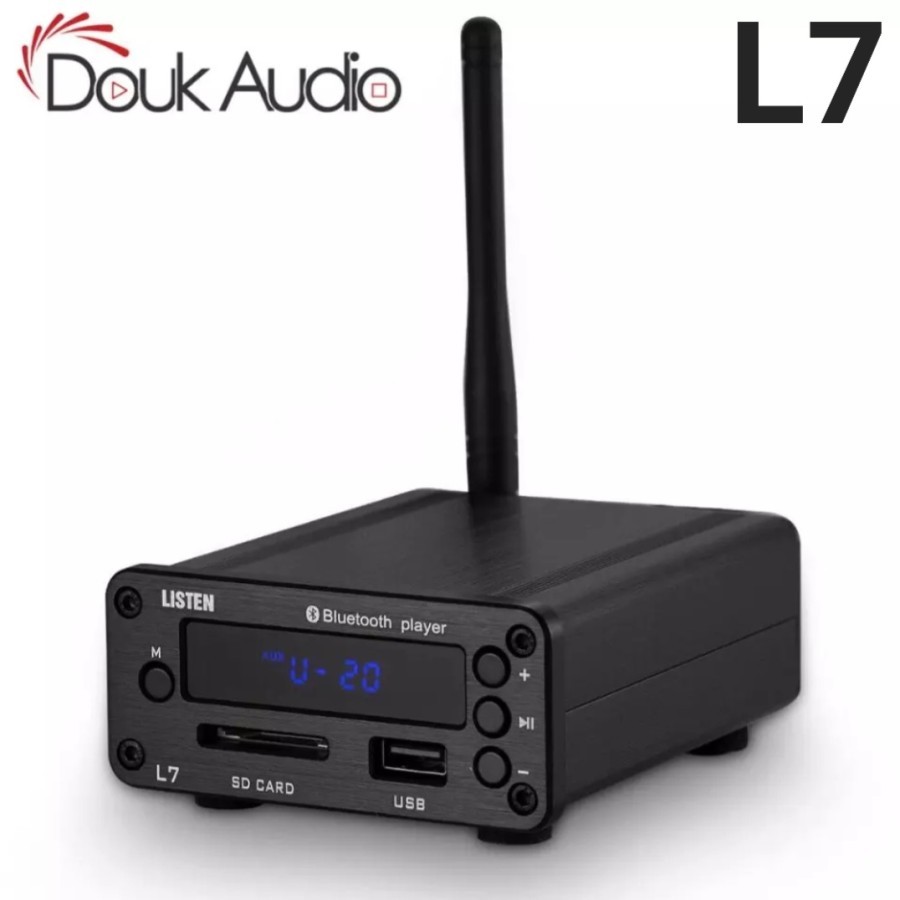 Jual DOUK AUDIO L7 Bluetooth 5.0 Receiver with U-Disk Player & FM Radio ...