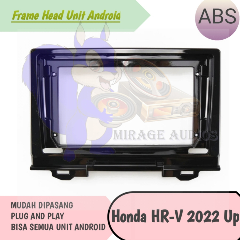 Jual Frame Head Unit Android Honda Hrv 2022 up 9 inch | Shopee Indonesia