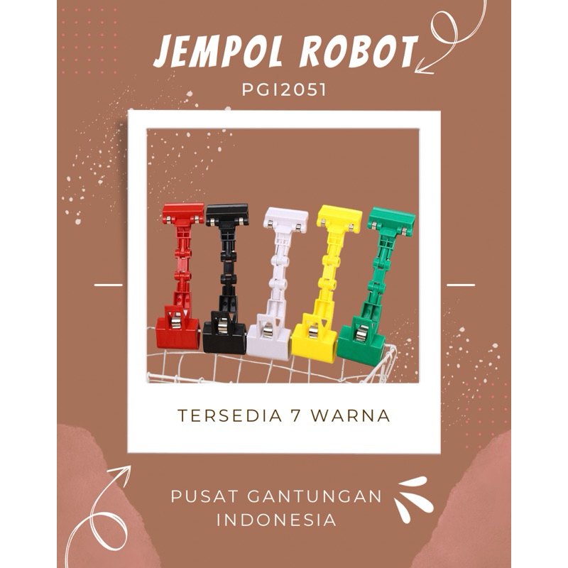 Jual (PGI2051) Jepitan ROBOT Harga Price Tag/Jepit Harga/Label Obral ...
