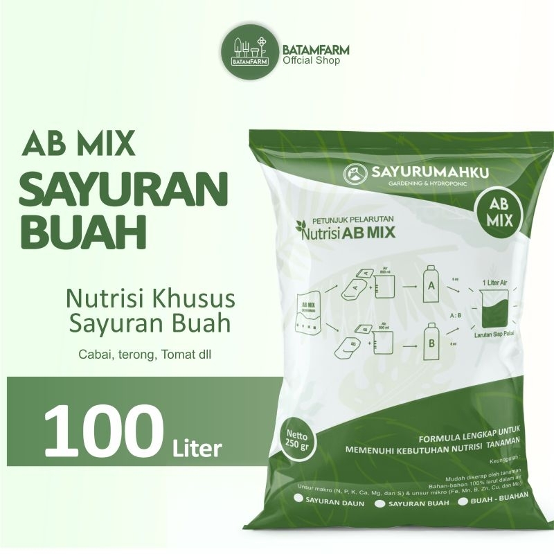 Jual ABMIX PREMIUN SAYURAN BUAH 500ml AB MIX CABAI TERONG DLL | Shopee ...