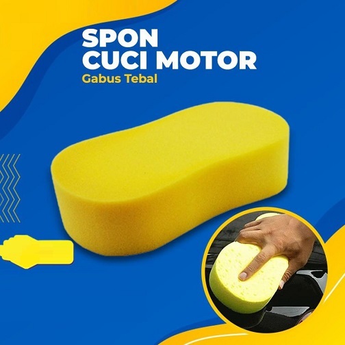 Jual Sponge Busa Cuci Mobil Motor Piring Spon Kuning Polos Foam Wash ...