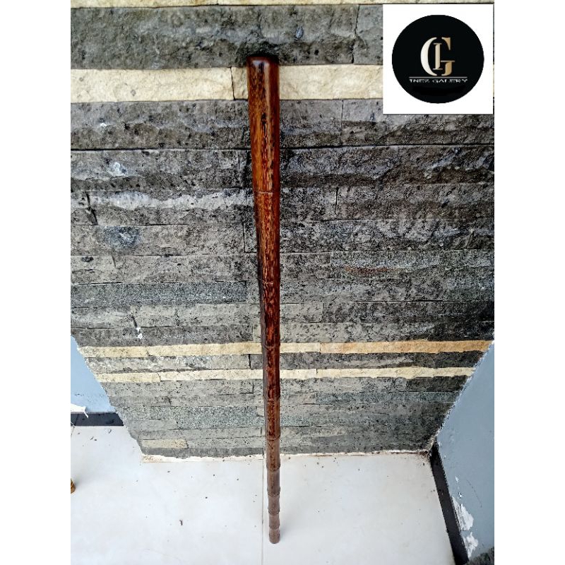 Jual Tongkat jalan kayu Kelor Jawa motif payung lurus A154 | Shopee ...