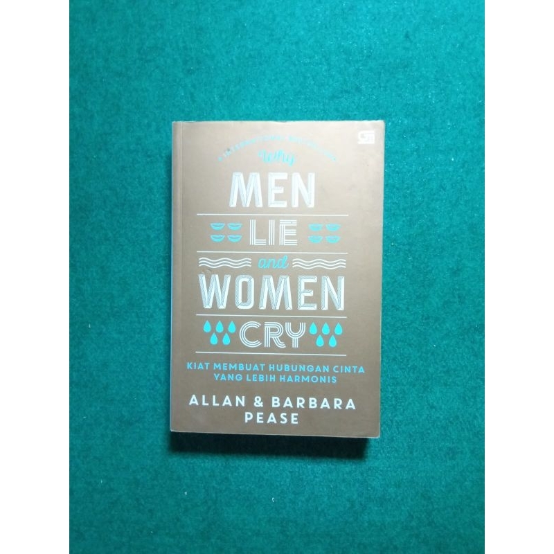 Jual Buku Why Men Lie and Women Cry - Allan & Barbara Pease | Shopee Indonesia