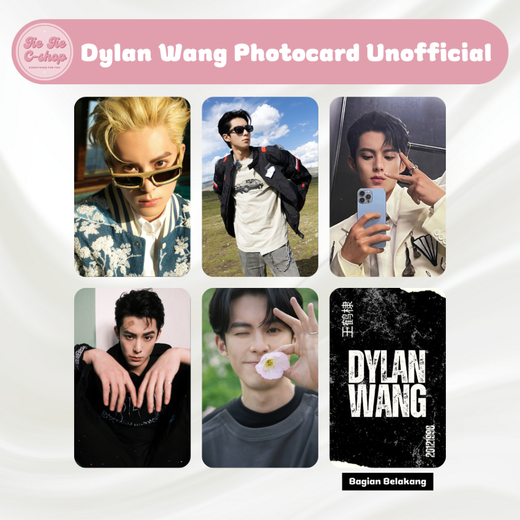 Jual Photocard Dylan Wang, Wang Hedi Unofficial | Shopee Indonesia