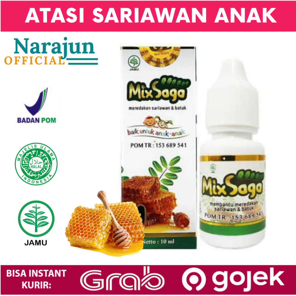 Jual MIXSAGA Obat Sariawan MIX SAGA Meredakan Batuk Anak Dan Dewasa ...