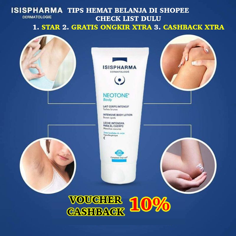 Jual NEOTONE BODY 100ml ISIS PHARMA Body Lotion Malam Kulit Tubuh ...