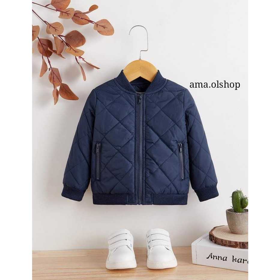 Jual Mashop - Jaket Puffer Anak New Model Slant Pockets | Shopee Indonesia