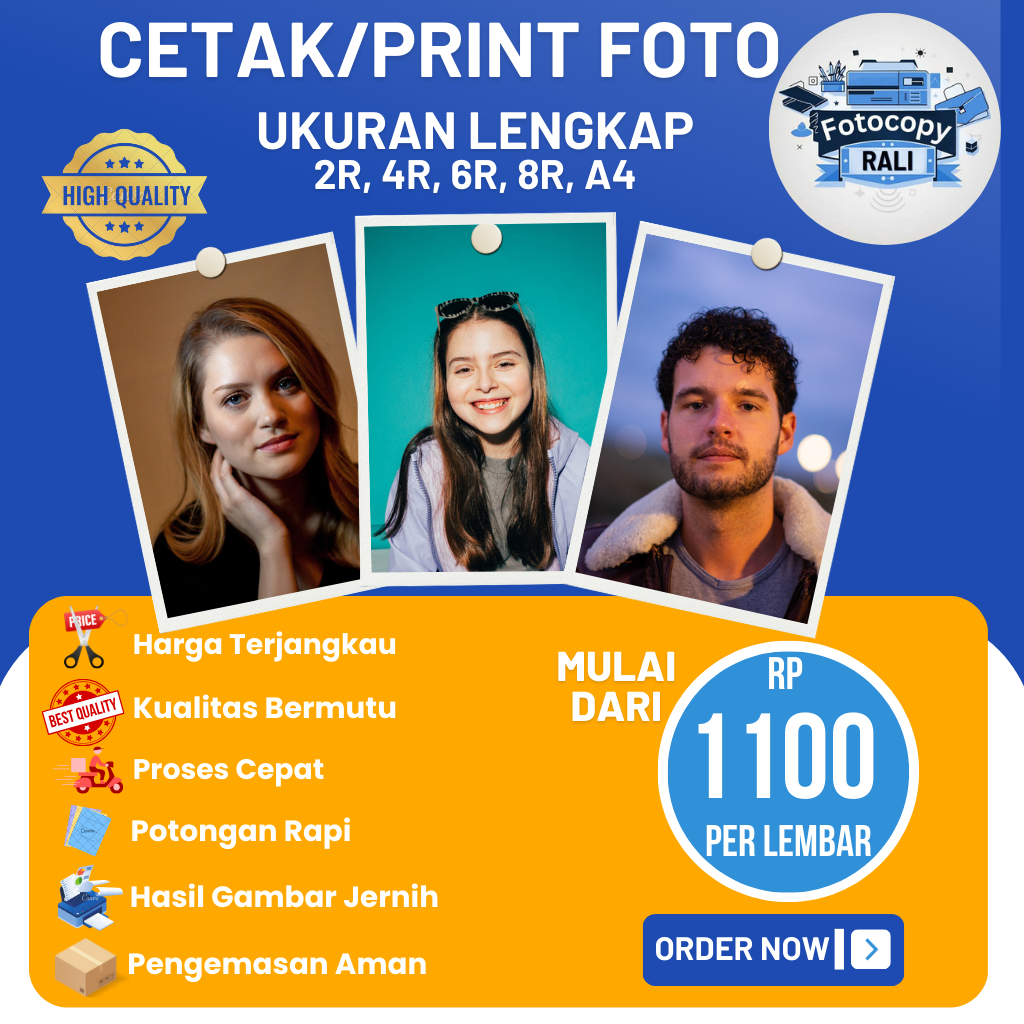Jual CETAK FOTO 2R, 3R, 4R, 5R, 6R, 8R, A4 PROSES CEPAT | Shopee Indonesia