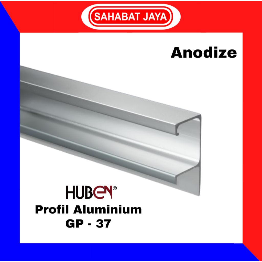 Jual HUBEN Profil Frame Handle Alumunium Aluminium GP 37 GP37 GP-37 ...