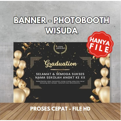 Jual SPANDUK WISUDA - PHOTOBOOTH - FILE HD SPANDUK | Shopee Indonesia