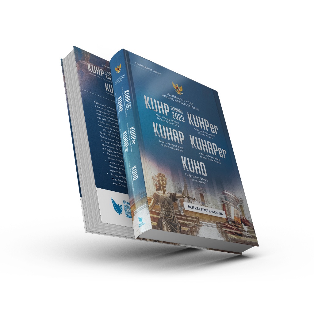 Jual Handbook 5 Kitab Undang Undang Terbaru KUHP Terbaru 2023 - Berisi ...