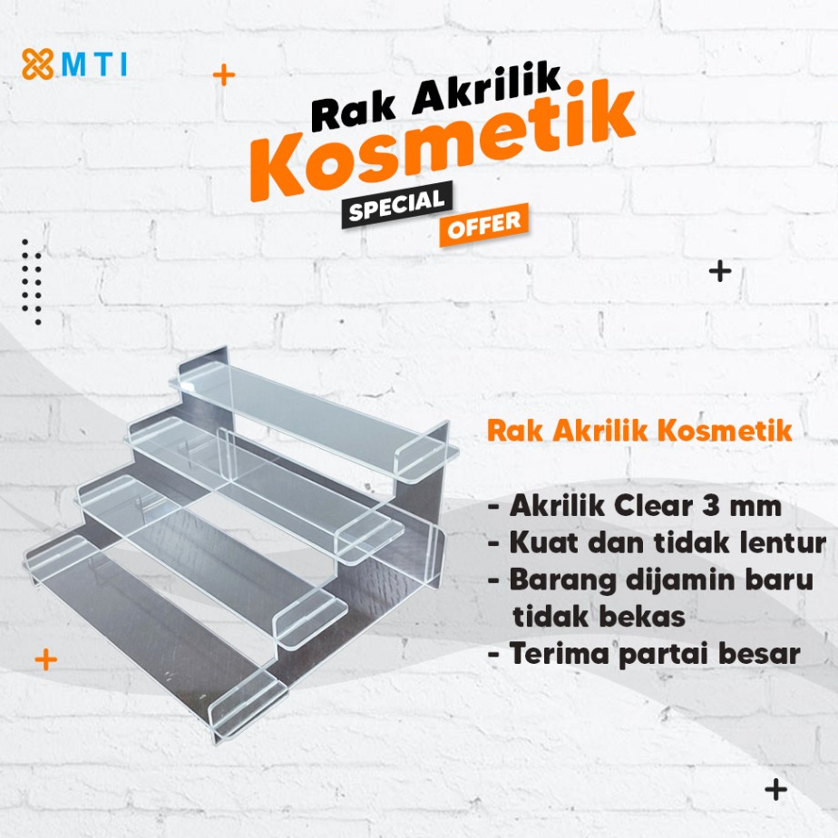 Jual RAK KOSMETIK / RAK AKRILIK / RAK SUSUN SERBAGUNA / RAK ACTION ...