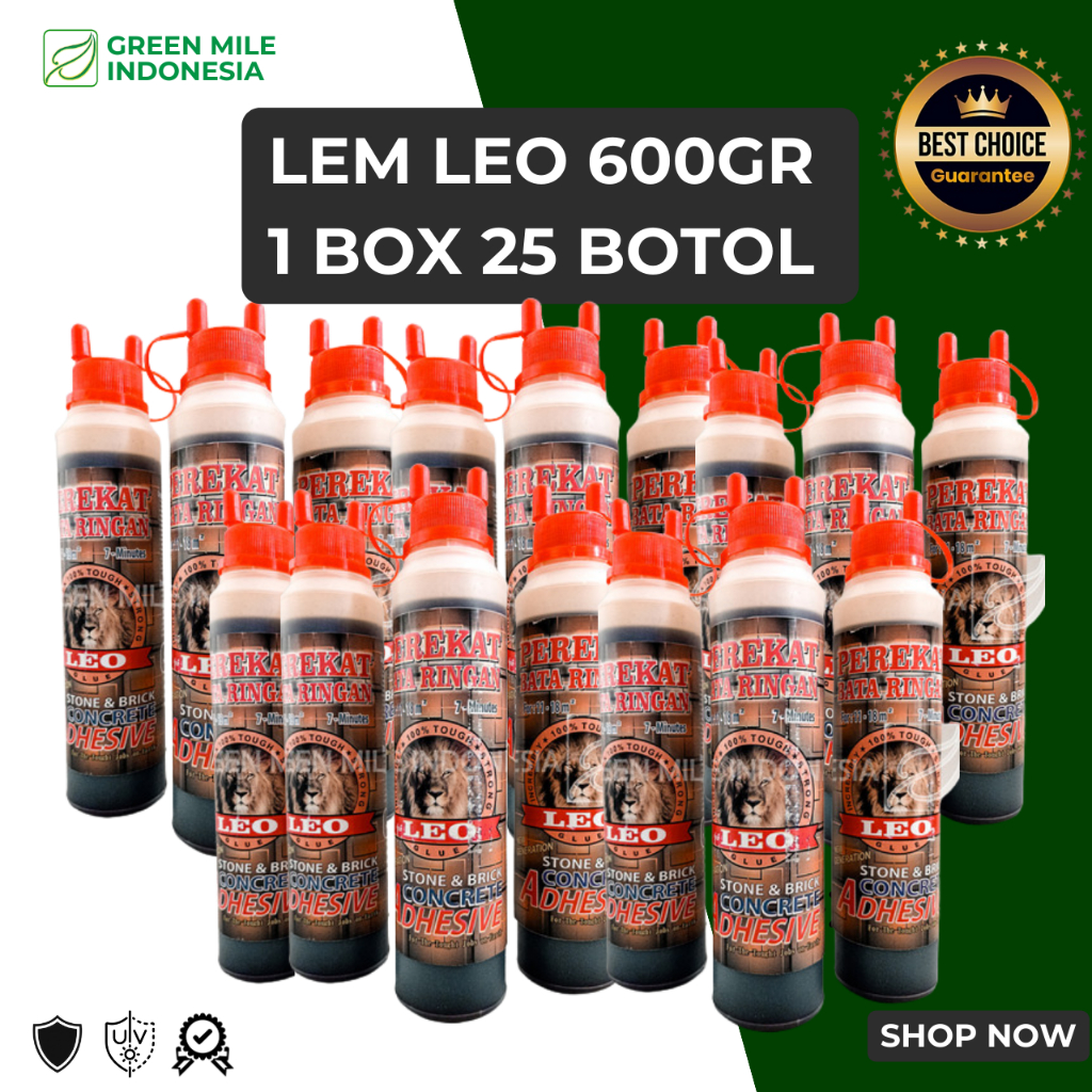 Jual Perekat / Lem Bata Ringan / Lem Hebel Lem LEO 5203 600gr | Shopee ...