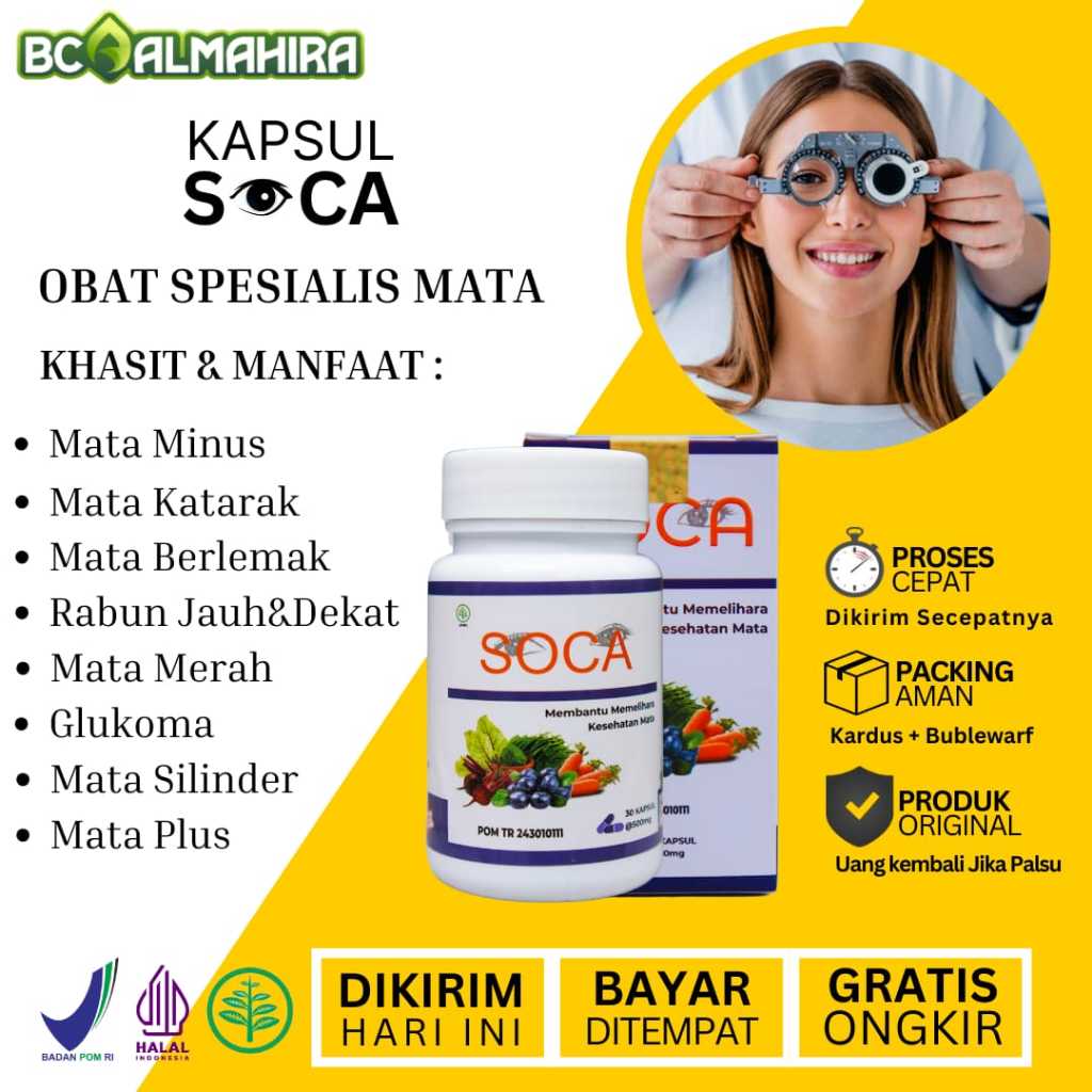 Jual Kapsul Soca Original | Memelihara Kesehatan Mata | Shopee Indonesia