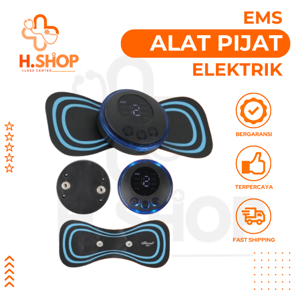 Jual EMS Alat Pijat Terapi Leher / Pijat Leher EMS Pad / EHS Elektrik ...