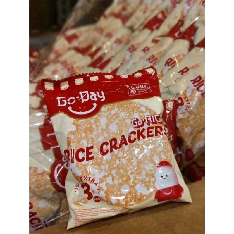 Jual Biskuit Go day Rice Crackers 16,5gr murah | Shopee Indonesia