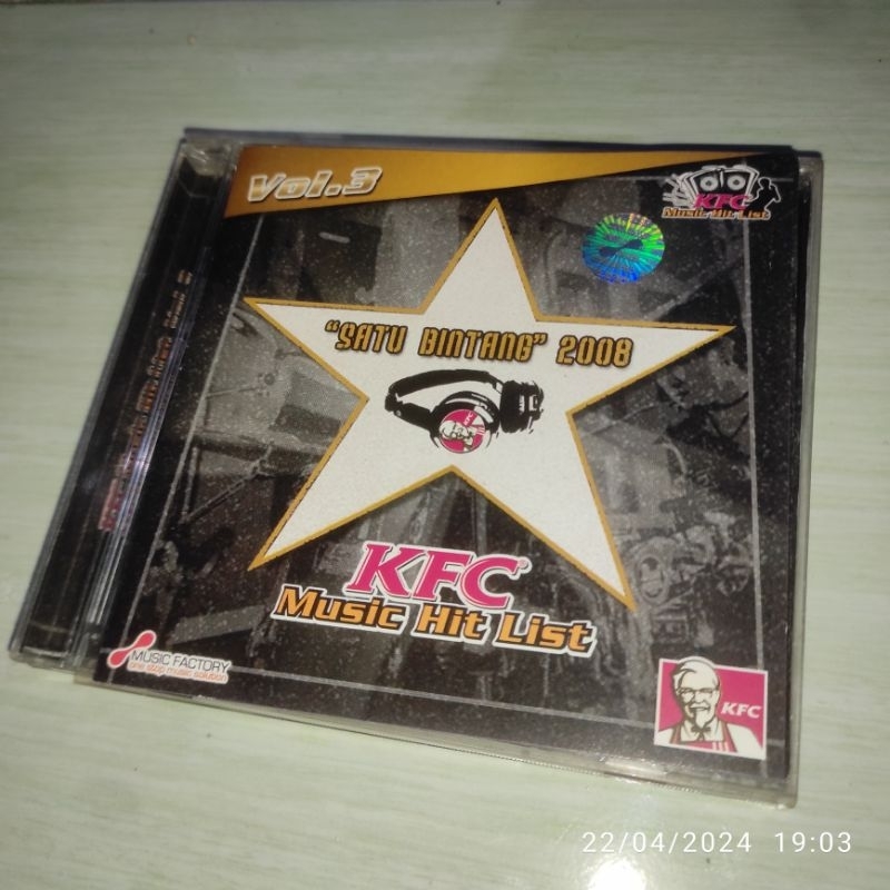 Jual CD KFC Music Hits List Vol. 3 SATU BINTANG 2009 | Shopee Indonesia