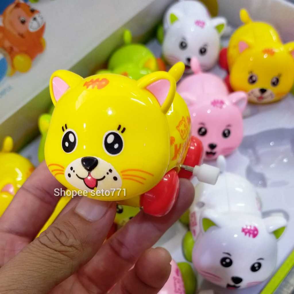 Jual IQ Angel Mainan Kucing Putar Mini Kitty Kitten Berjalan | Shopee ...