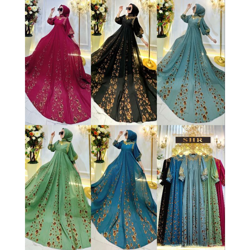 Jual NEW MAXI DRESS GAMIS CUMI-CUMI CRUTY IMPORT 100% SHR | Shopee ...