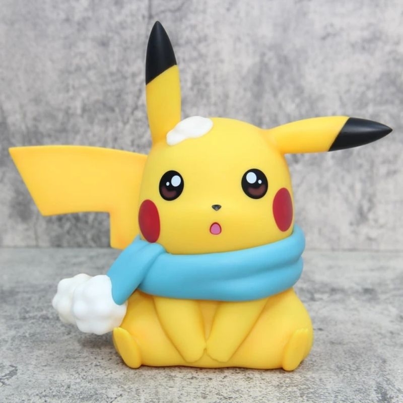 Jual 23 cm action figure pokemon pikachu real life size 1:1 statue Big ...