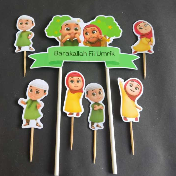 Jual topper nussa dan rara hiasan kue ulang tahun | Shopee Indonesia