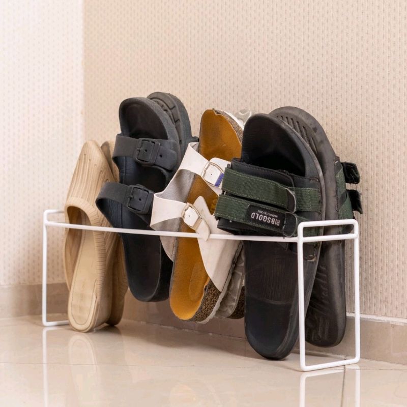 Jual Rak Sepatu Besi Minimalis Simple Unik | Shopee Indonesia