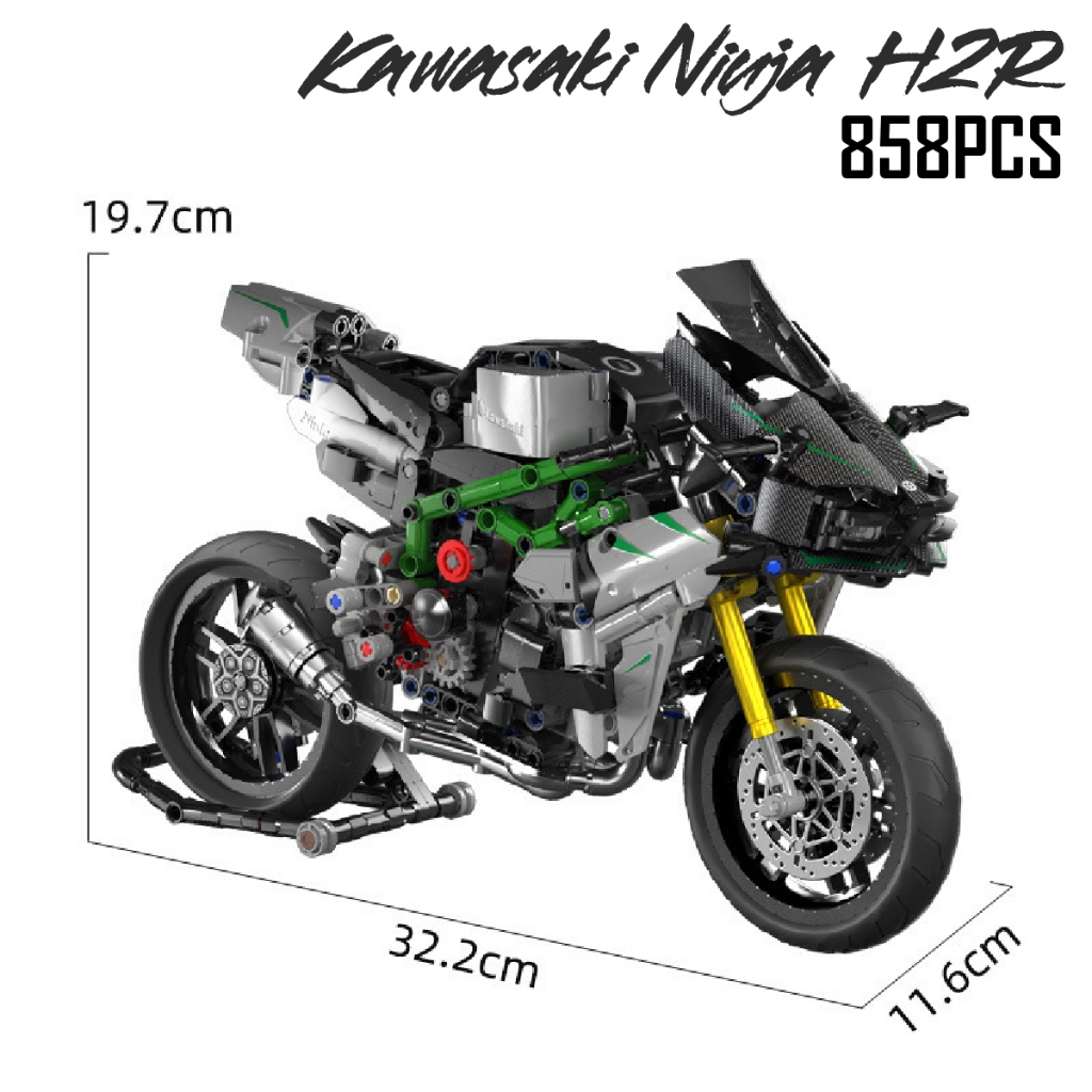 Jual Block City - Panlos KAWASAKI Ninja H2R, Ducati, Honda CBR Puzzle ...