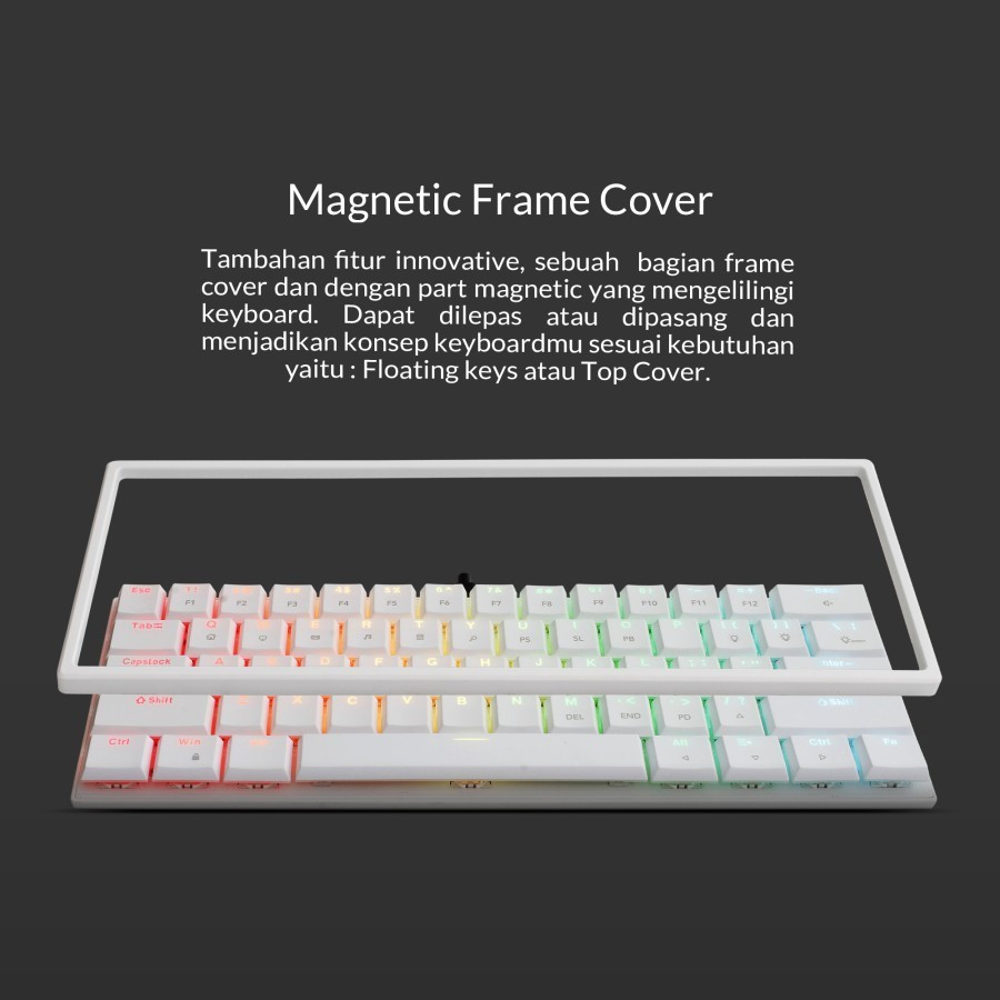 Jual Digital Alliance Keyboard Gaming Mechanical Meca RGB LP Removable Switch | Shopee Indonesia