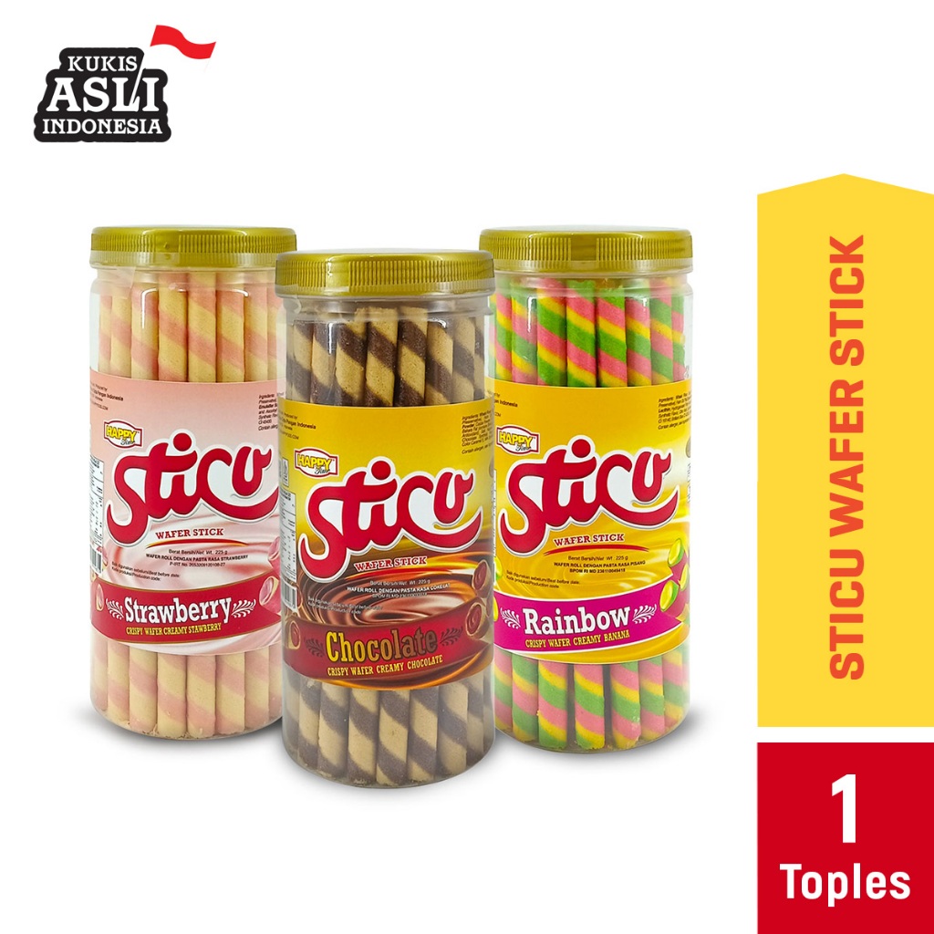 Jual Happy Time Astor Sticu Wafer Roll 3 Varian Rasa | Shopee Indonesia