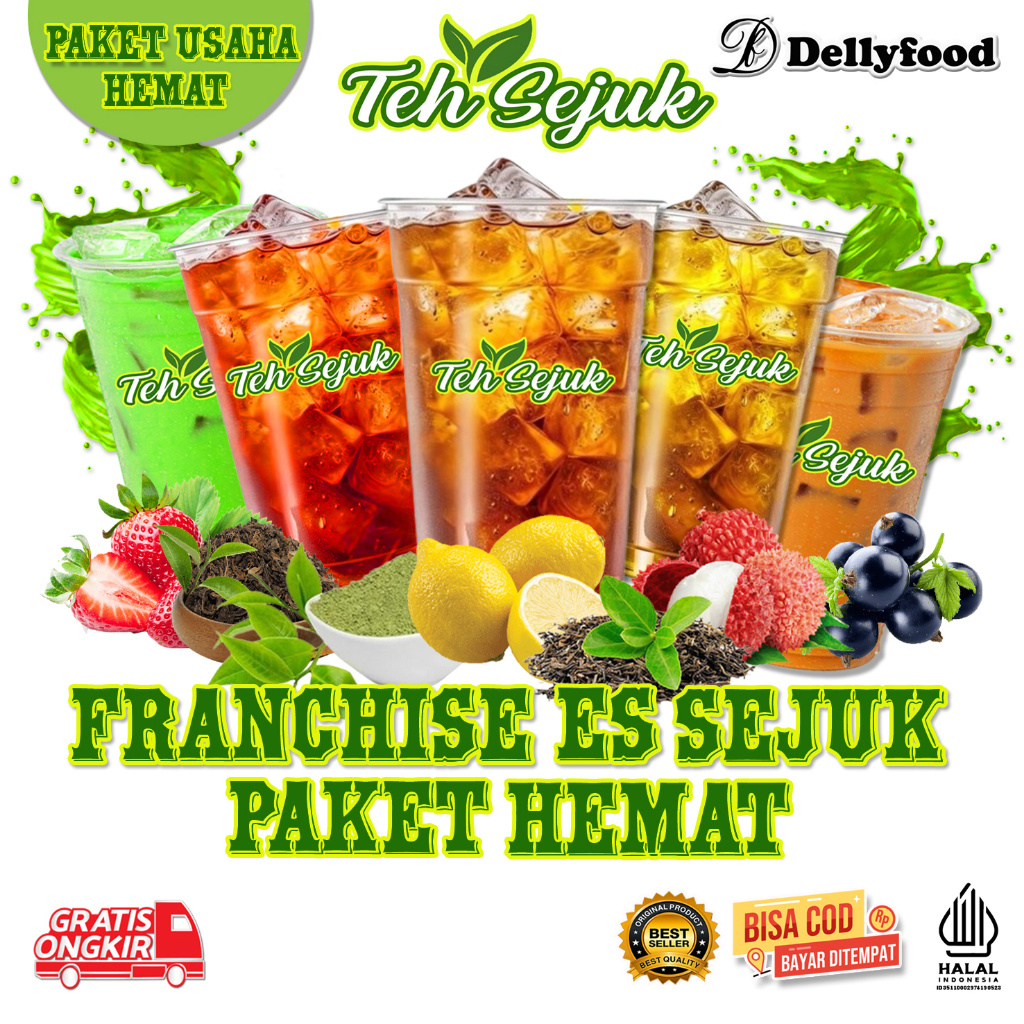 Jual Franchise Es Teh Sejuk / Paket Usaha Minuman Es Teh Sejuk Kekinian ...