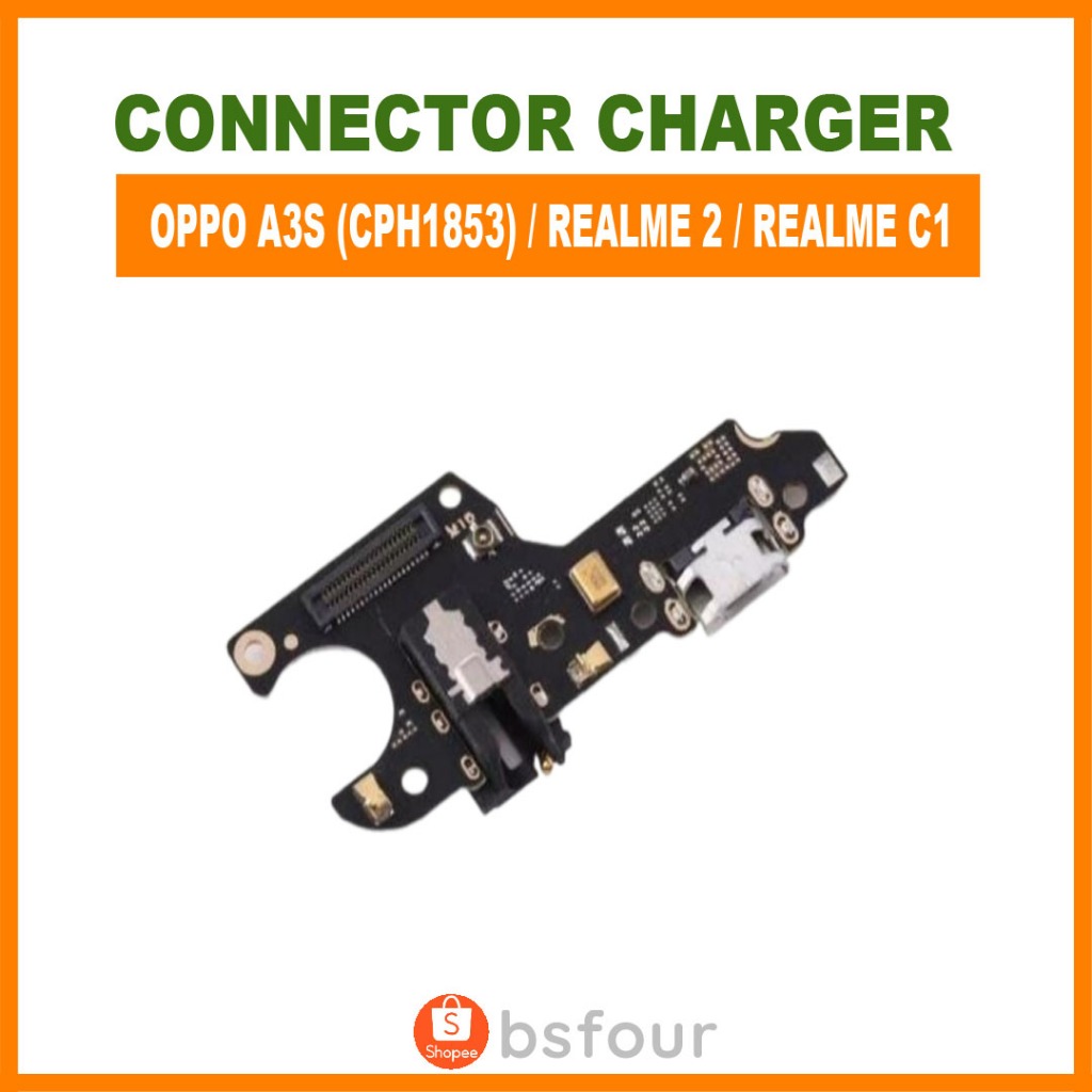 Jual PAPAN CAS CONNECTOR CHARGER OPPO A3S (CPH1853) / REALME 2 / REALME ...