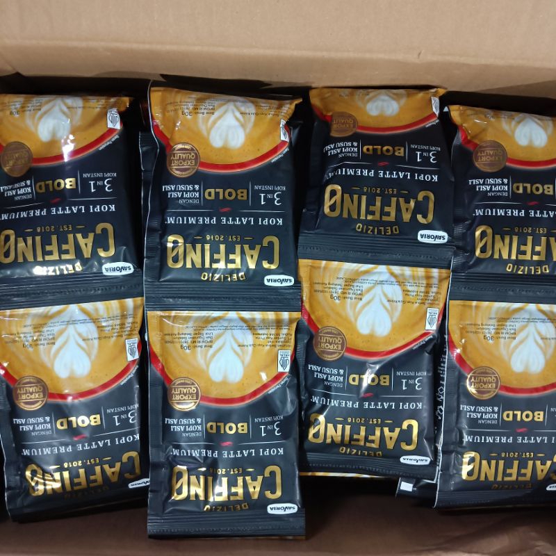 Jual Caffino Bold latte premium 1 renteng isi 10 sachet kopi instant ...
