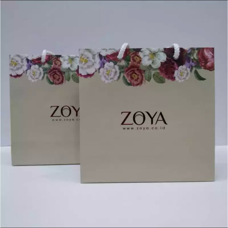 Jual ZOYA PAPER BAG KECIL MOTIF BUNGA CANTIK - Bahan ART Carton ...