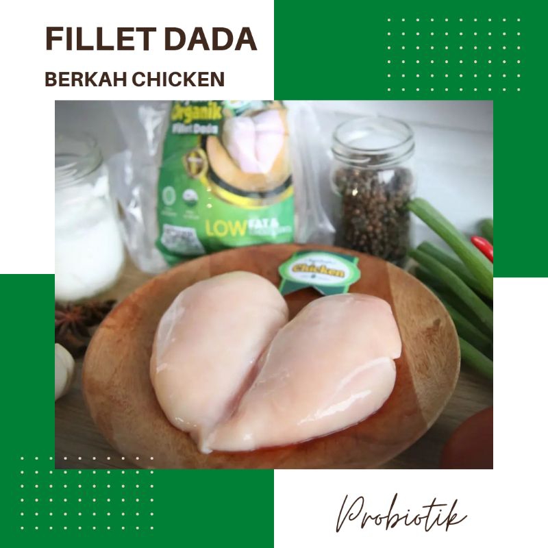 Jual Fillet Dada Organic Berkah Chicken (Fillet chicken breast) halal ...