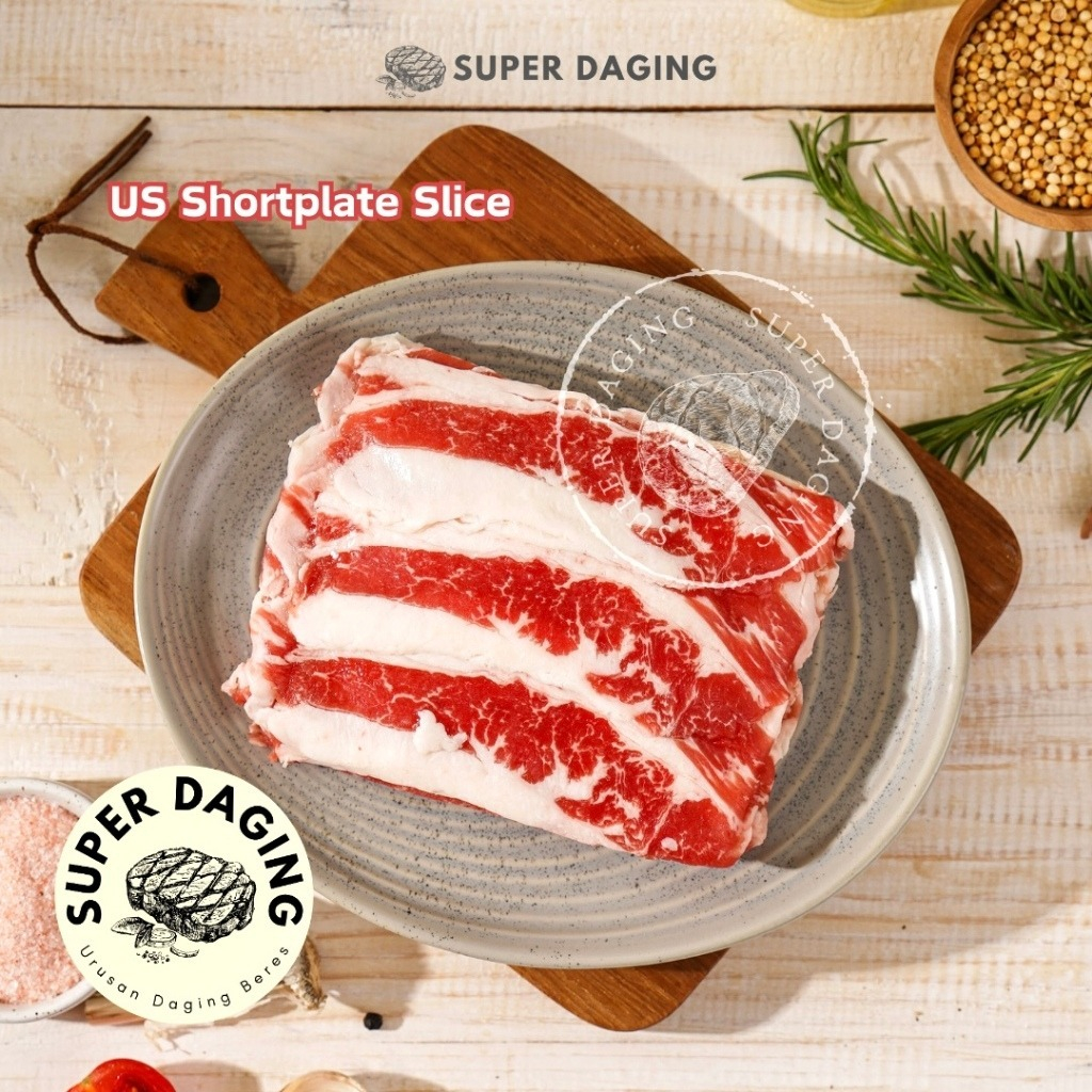 Jual US Shortplate Beef Daging Sapi Slice 250g - Super Daging Tangerang ...