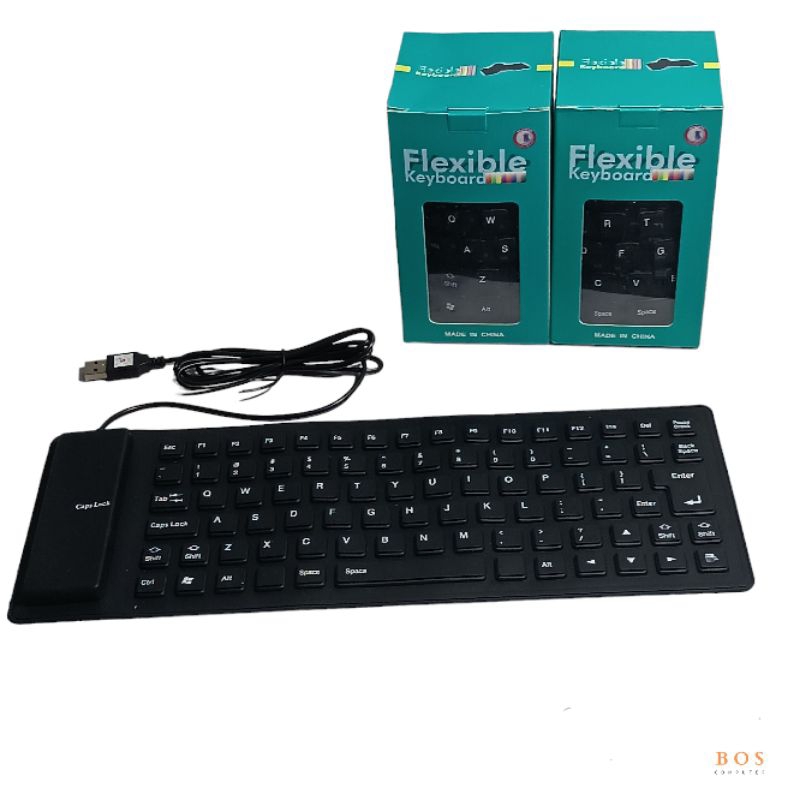 Jual KEYBOARD FLEXIBLE USB / KEYBOARD GULUNG ANTI AIR / KEYBOARD ...