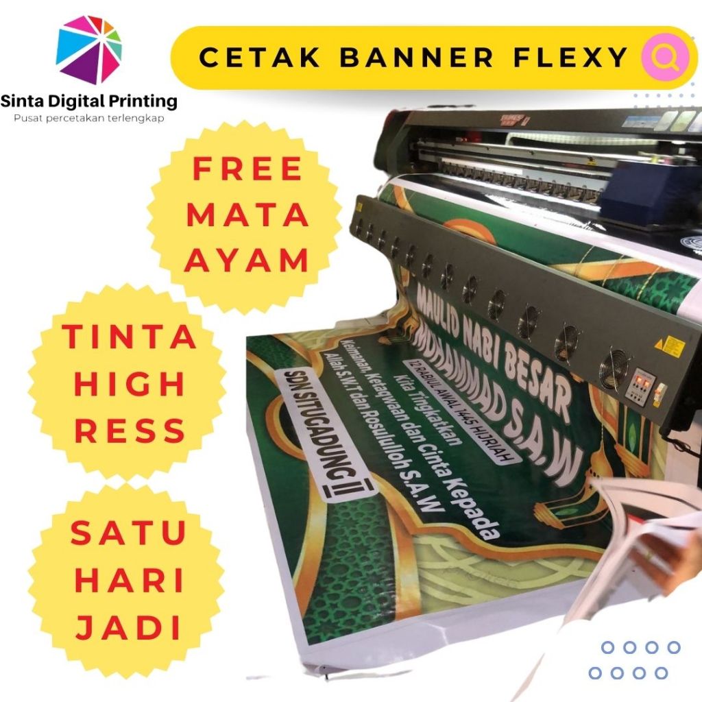 Jual Jasa Print Cetak Spanduk Banner Flexy 440 Warung Toko Custom Desain Tebal | Shopee Indonesia