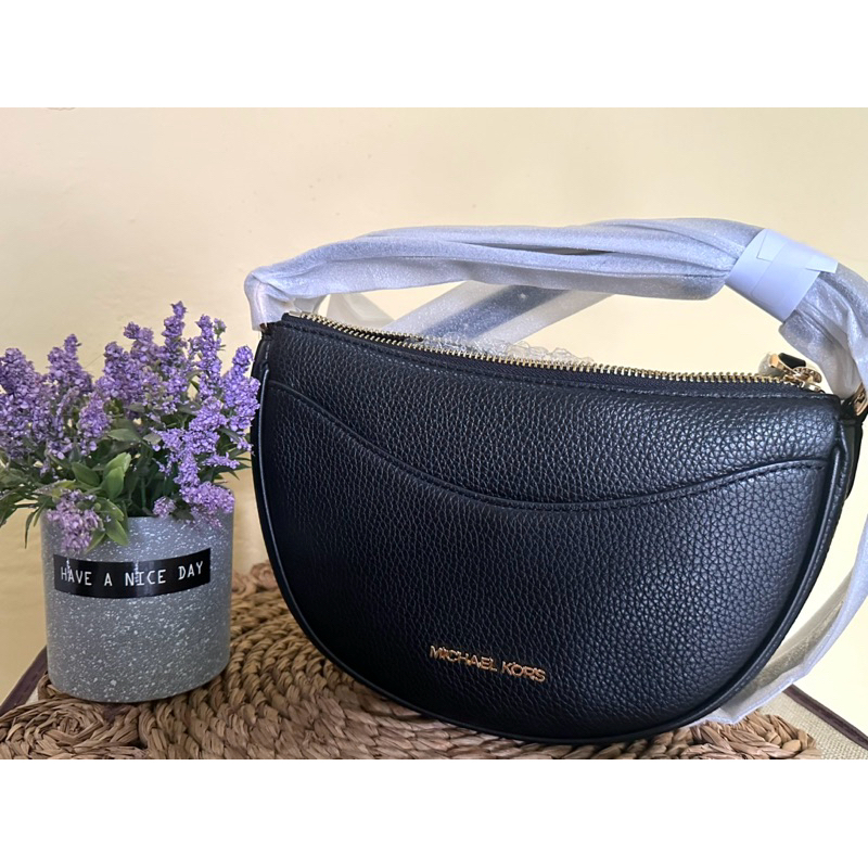 Jual TAS ORIGINAL MK DOVER SMALL HALF MOON CROSSBODY READY STOCK ...