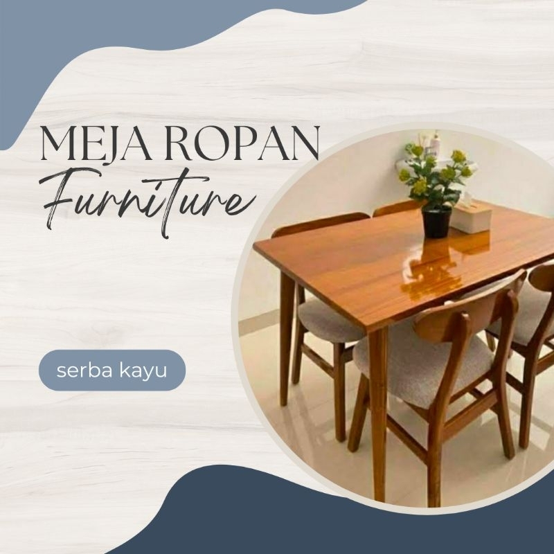 Jual meja ropan meja makan ropan meja ropan minimalis | Shopee Indonesia